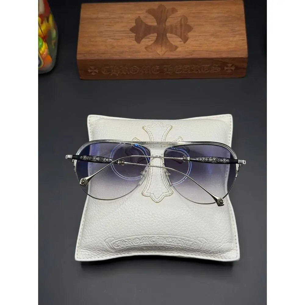 Chrome Hearts | Accessories | Chrome Hearts Spanked Aviator Sunglasses ...